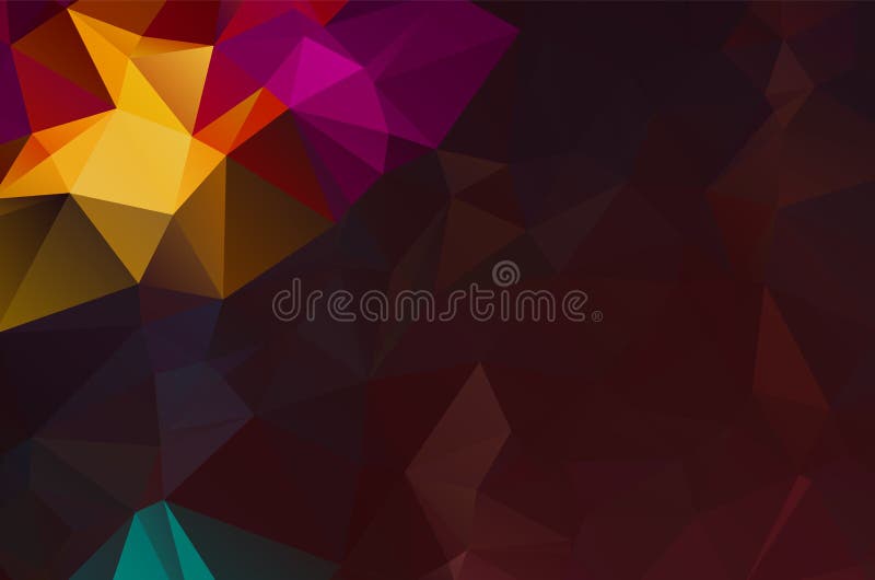 Background Vivid in the Style of Cubism. Color Wallpapers Stock Vector ...
