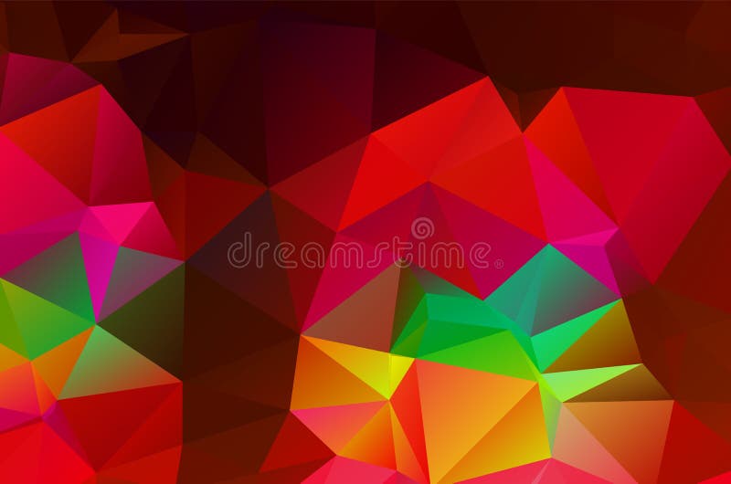 Background Vivid in the Style of Cubism. Color Wallpapers Stock Vector ...