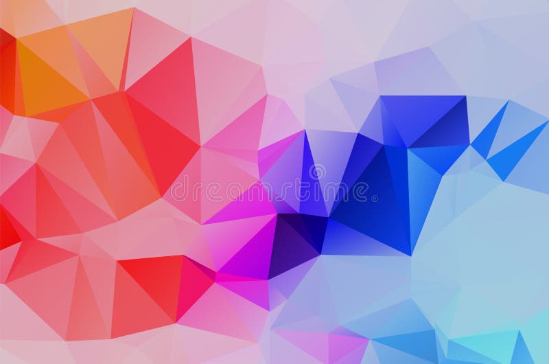 Background Vivid in the Style of Cubism. Color Wallpapers Stock Vector ...