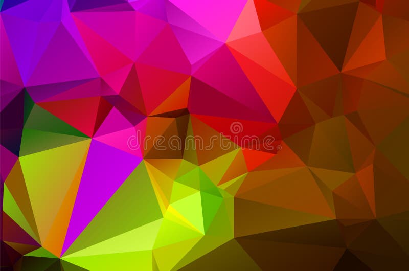 Background Vivid in the Style of Cubism. Color Wallpapers Stock Vector ...