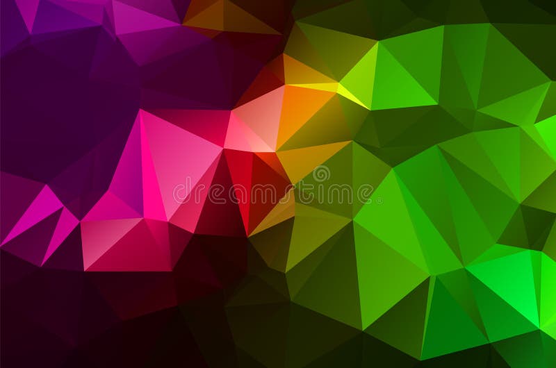 Background Vivid in the Style of Cubism. Color Wallpapers Stock Vector ...
