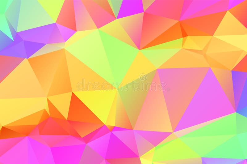 Background Vivid in the Style of Cubism. Color Wallpapers Stock Vector ...