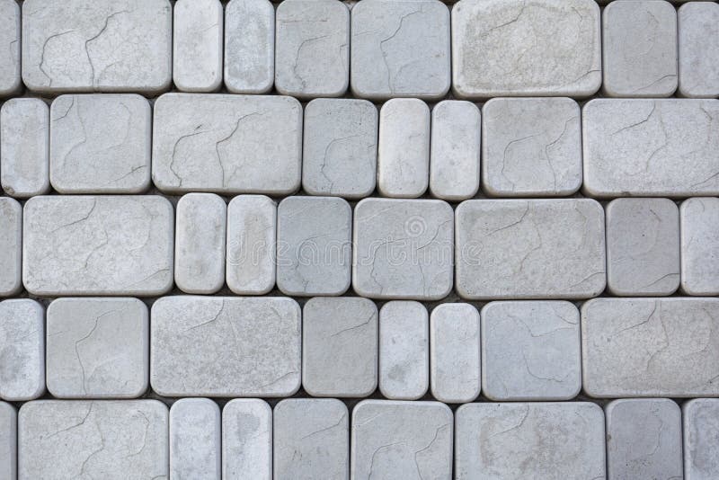 Background Wall of Blocks. Large Bricks. Stock Photo - Image of ...