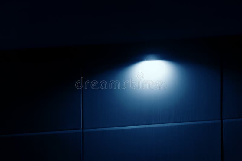 Background Wall of the Building Illuminated by Light from a Lantern ...