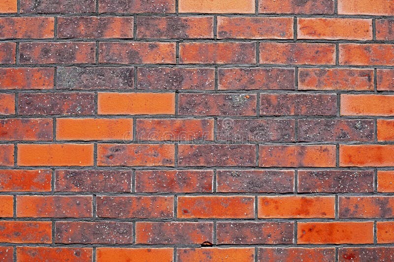 Background Wall Made of Dark Multi-colored Bricks. Stock Photo - Image ...