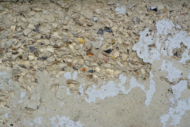 Stone Wall with Peeling Paint Stock Photo - Image of abstract, vintage ...