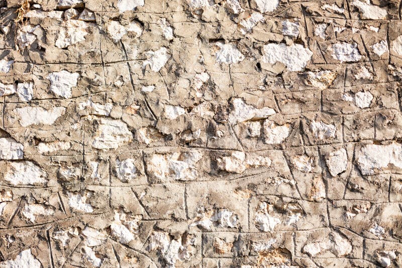 Real Mud Brick Wall Texture Stock Image - Image of building, exterior ...