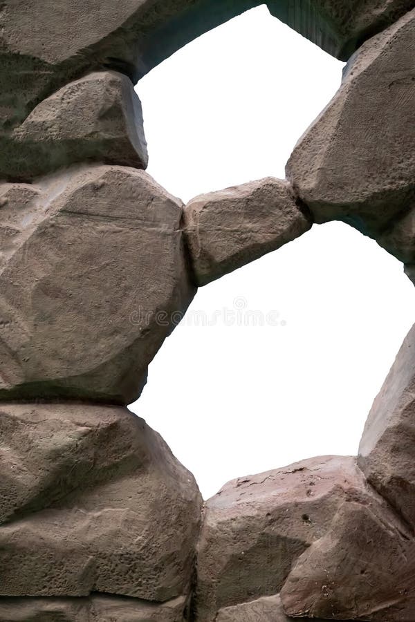 Background Wall Made of Stone with White Copy Space Including Pa Stock ...