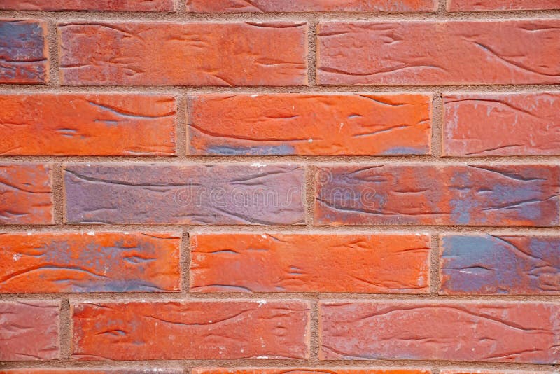 Background. a Wall of Orange Brick. Building. Stock Image - Image of ...