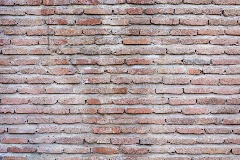 Background Wall of Red Bricks. Stock Photo - Image of surface ...