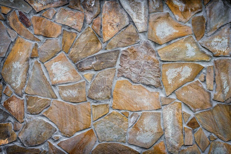 Texture - Artificial Decorative Stone Façade. Decorative Grey Color ...