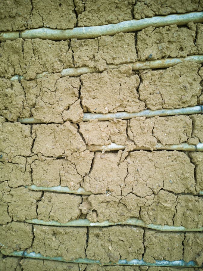 Background with Wall Texture Made of Mud Stock Image - Image of beige ...