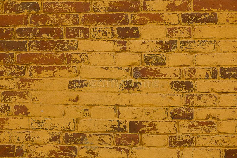 Background is a Wall of Yellow Bricks Stock Image - Image of backdrop ...