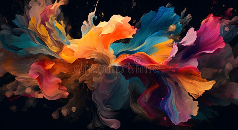 Background Wallpaper, Abstract Paint, Colorful Background, Vibrant ...