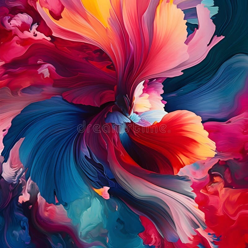 Background Wallpaper, Abstract Paint, Colorful Background, Vibrant ...