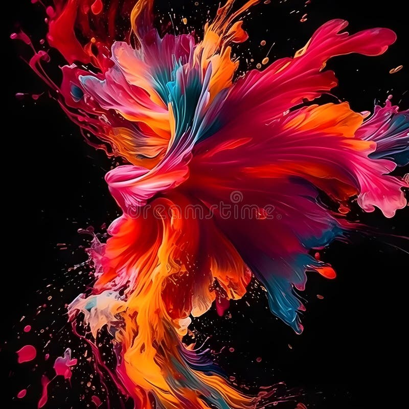 Background Wallpaper, Abstract Paint, Colorful Background, Vibrant ...