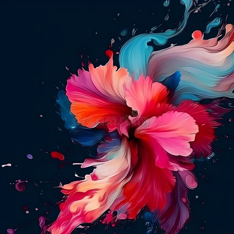 Background Wallpaper, Abstract Paint, Colorful Background, Vibrant ...