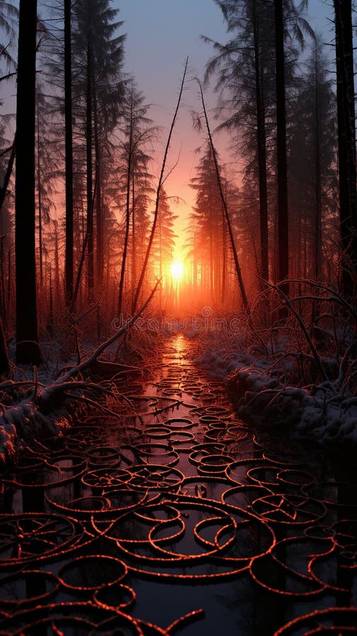 Background Wallpaper of the Circle of Hell Stock Illustration ...