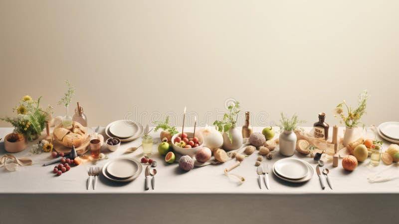 Background Wallpaper for Dinner Party Theme with Blank Space for Text ...