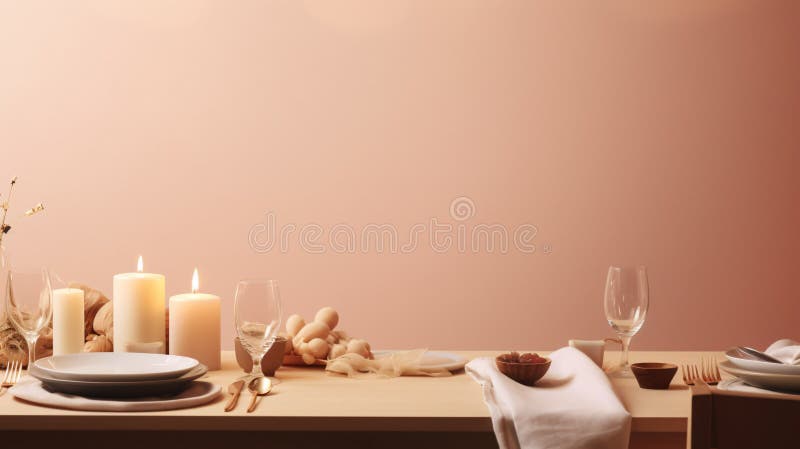 Background Wallpaper for Dinner Party Theme with Blank Space for Text ...