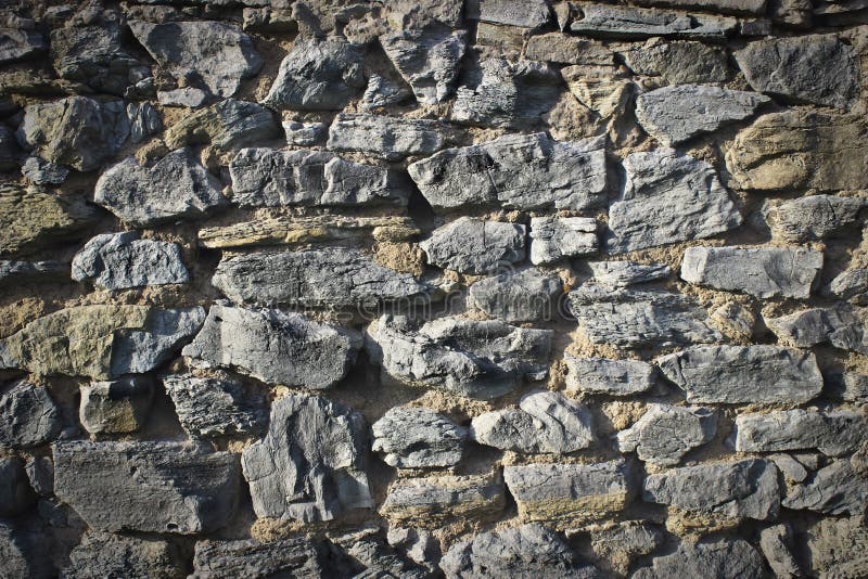 Background or Wallpaper of Old Stone Wall Stock Photo - Image of ...