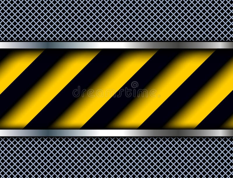 Background with Warning Stripes Stock Vector - Illustration of ...