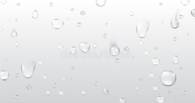 Background with Water Drops. Stock Vector - Illustration of abstract ...