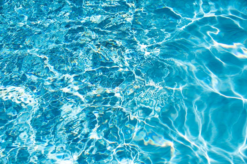 Background of Water, Surface Blue Swimming Pool. Stock Image - Image of ...