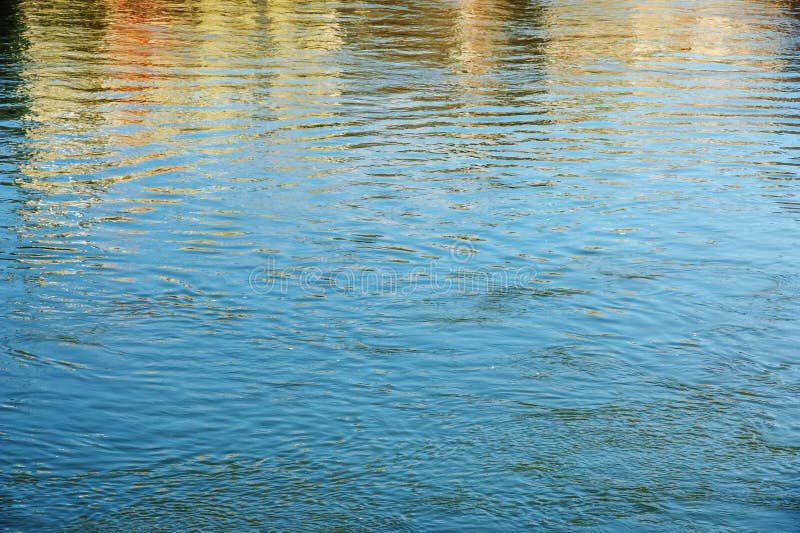 Background of the Water Surface of the Salzach River. Texture of Water ...