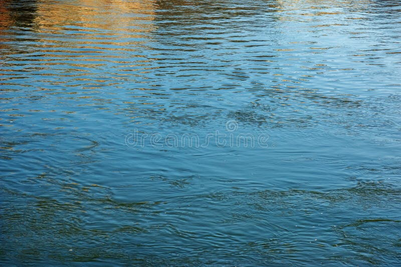 Background of the Water Surface of the Salzach River. Texture of Water ...