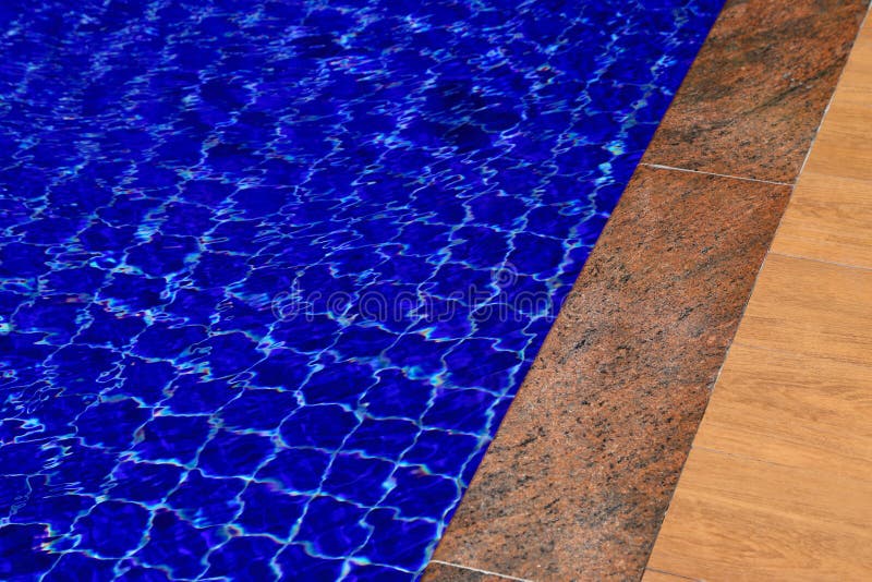 Background of Water in the Swimming Pool with a Wave Stock Photo ...