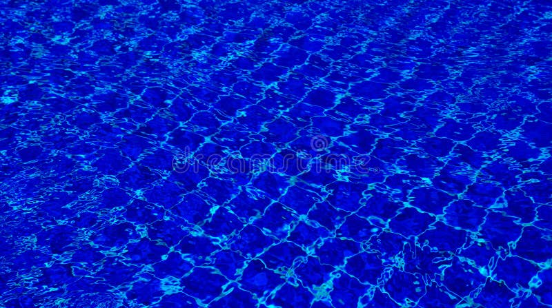Background of Water in the Swimming Pool with a Wave Stock Image ...