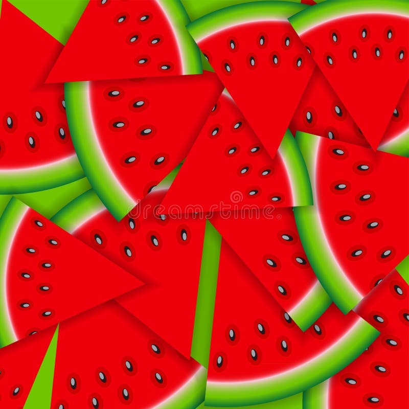 Background from Watermelon. Vector Illustration. Stock Vector ...