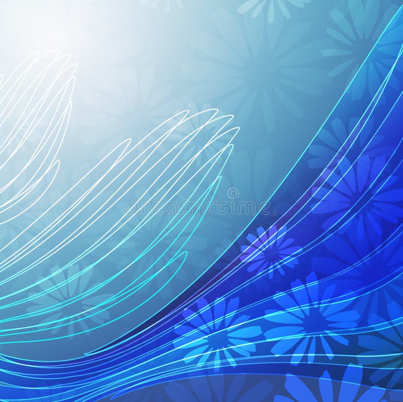 Background with a Wave and Color Stock Vector - Illustration of rainbow ...