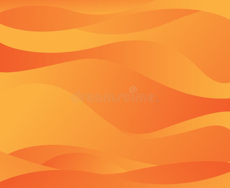 Background Wave Orange Texture Template Stock Vector - Illustration of ...