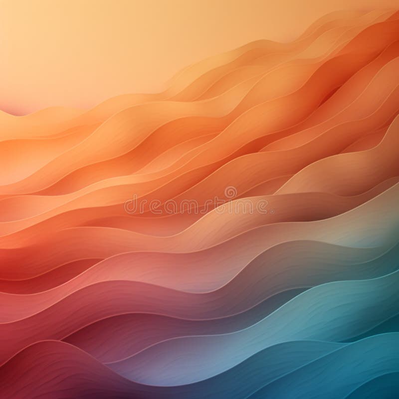 Background of Wave Pattern Pastel Colors Stock Illustration ...