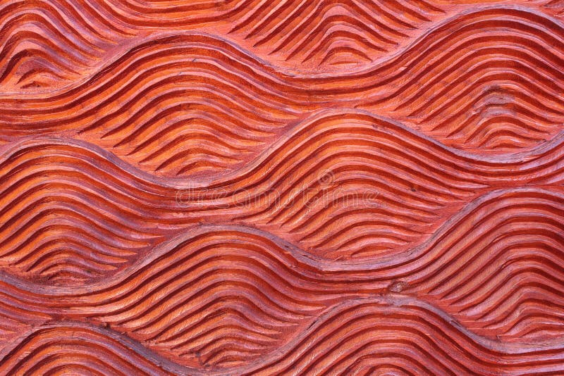 Wood carving wave style stock photo. Image of textured - 30053010