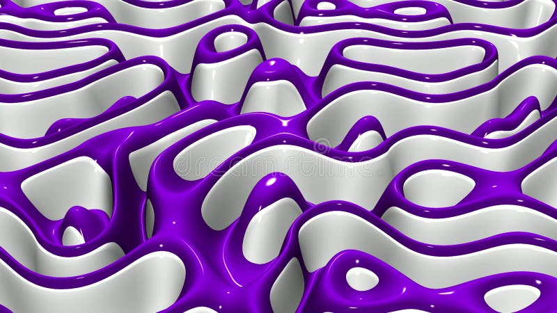 Background with Waves of Purple and White Paint, Exclusive, 3D Render ...