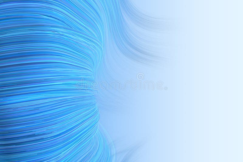 Background Of Wavy Lines In Blue Picture. Image: 20925637