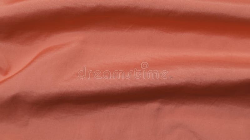 Background from Wavy Orange Fabric Background. Soft Focus Stock Photo ...