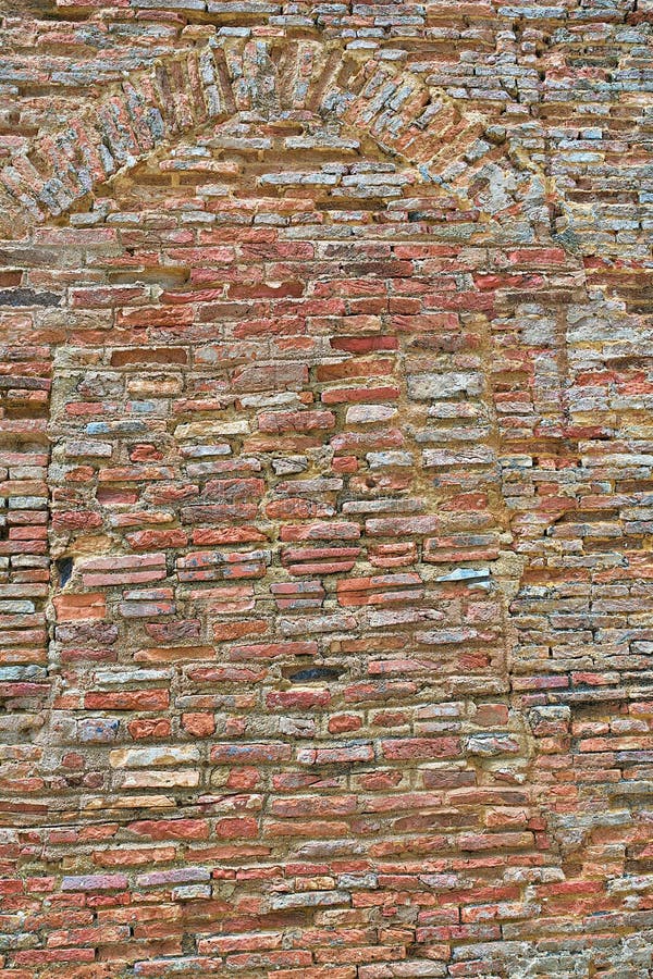 Background of Weathered Cray Brick Stock Image - Image of appearance ...
