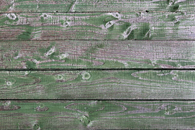 Background of Weathered Green Colored Wooden Planks Stock Image - Image ...