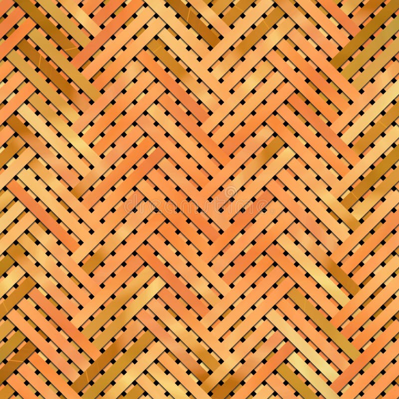 Decorative and Woven Mat or Rattan Virtual Geometric Pattern ...