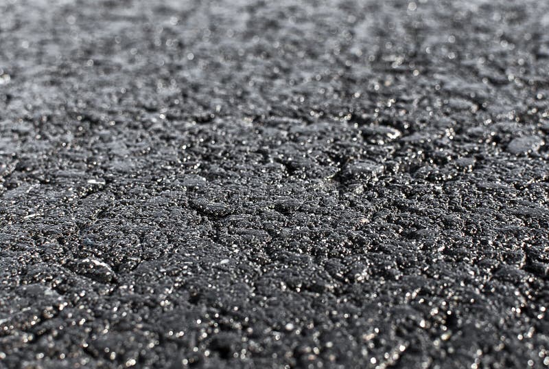 Texture of Wet Asphalt Closeup Stock Image - Image of direction, motion ...