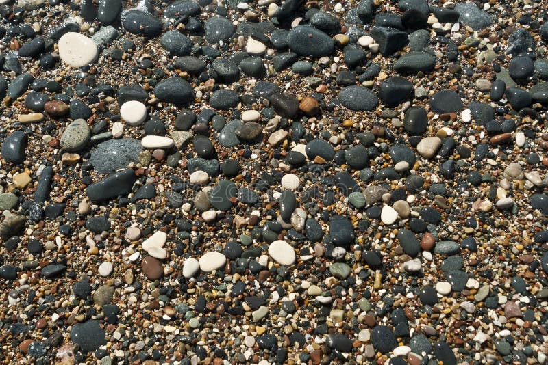 Pebbles and Stones on the Beach Stock Image - Image of water, beach ...