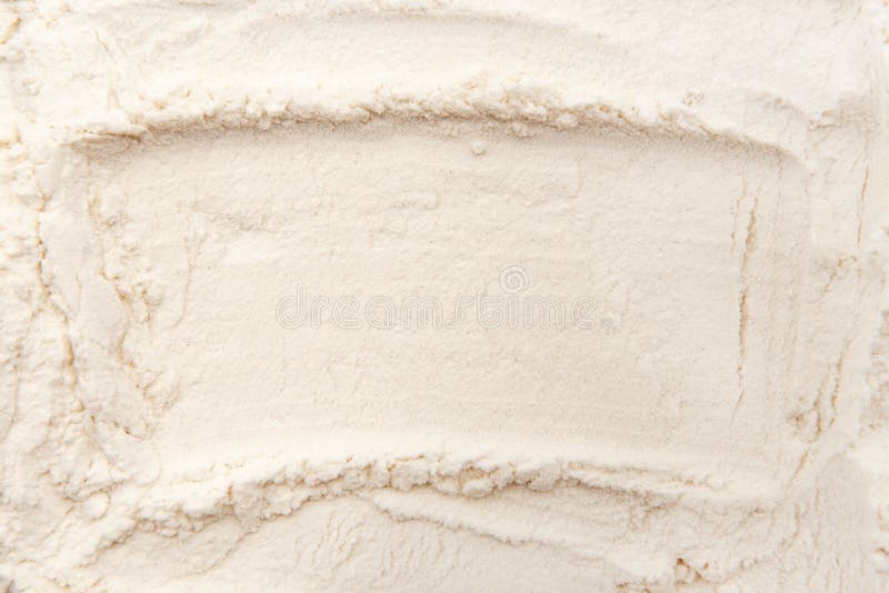Background from Wheat Flour. Texture of Flour with a Free Space in the ...