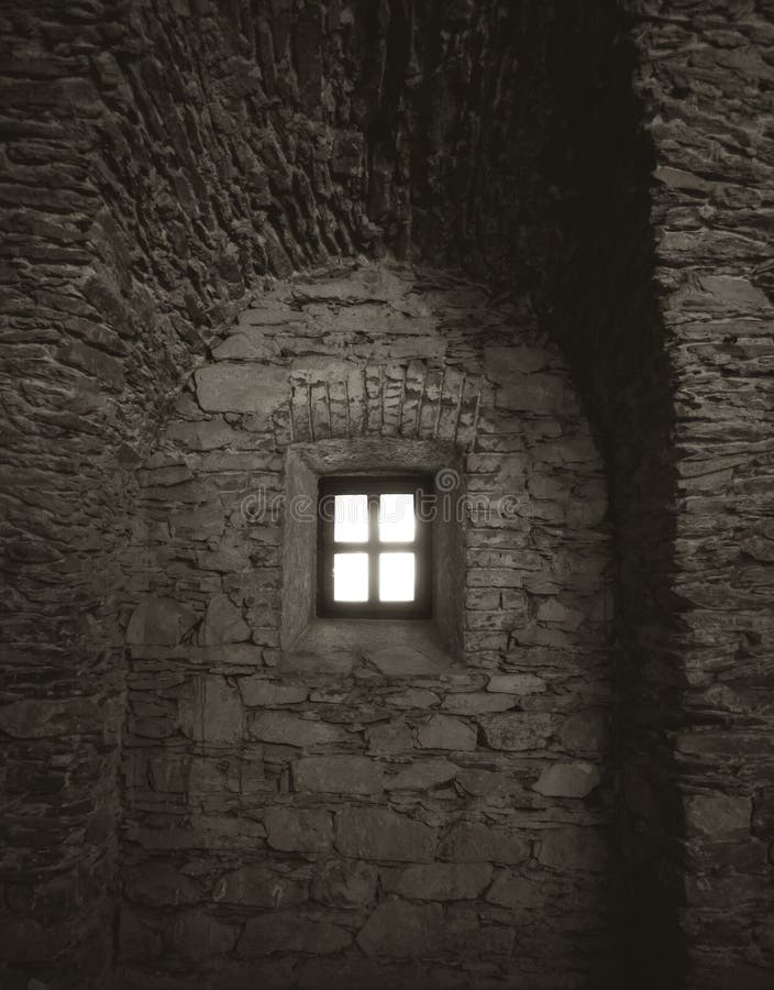 Background Which the Structure of Window of an Old Mysterious Castle ...