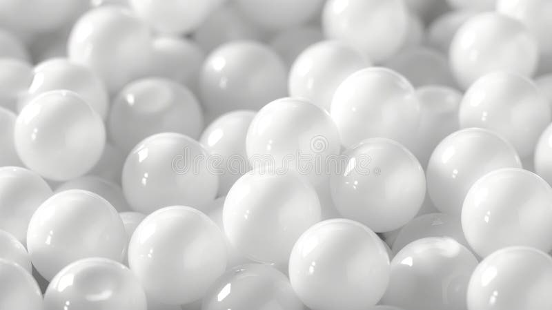 Background of White Balloons Stock Illustration - Illustration of ...