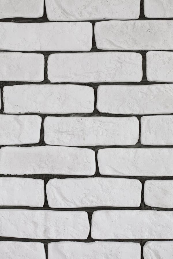 Background of White Brick Wall Texture Stock Photo - Image of ...