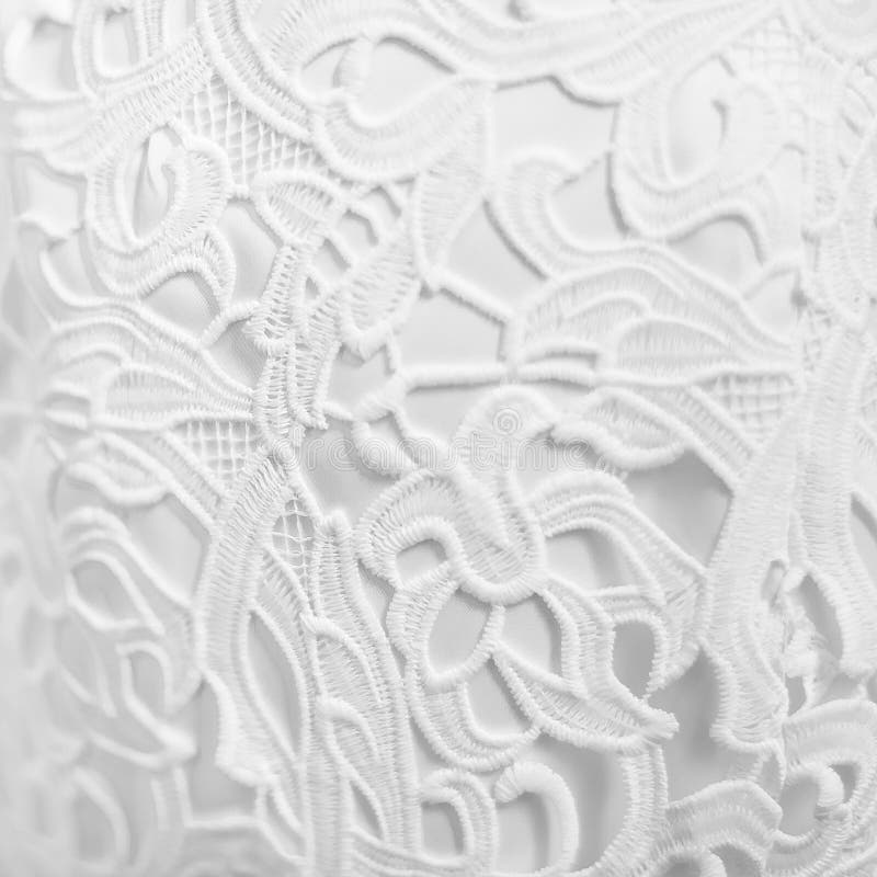 Background of White Lace Fabric Stock Image - Image of decor, design ...